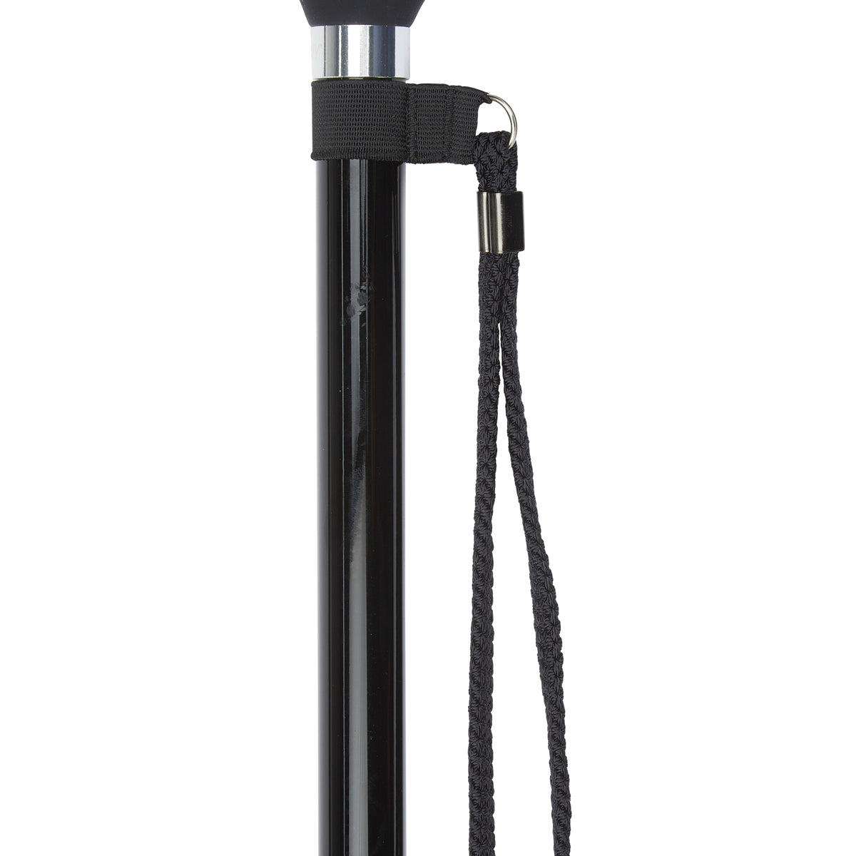 Adjustable Cane in Black with Silicone Handle – Classy Walking Canes