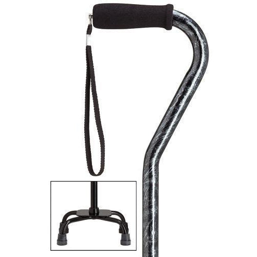 Black Marble Fashion Quad Cane Small – Classy Walking Canes