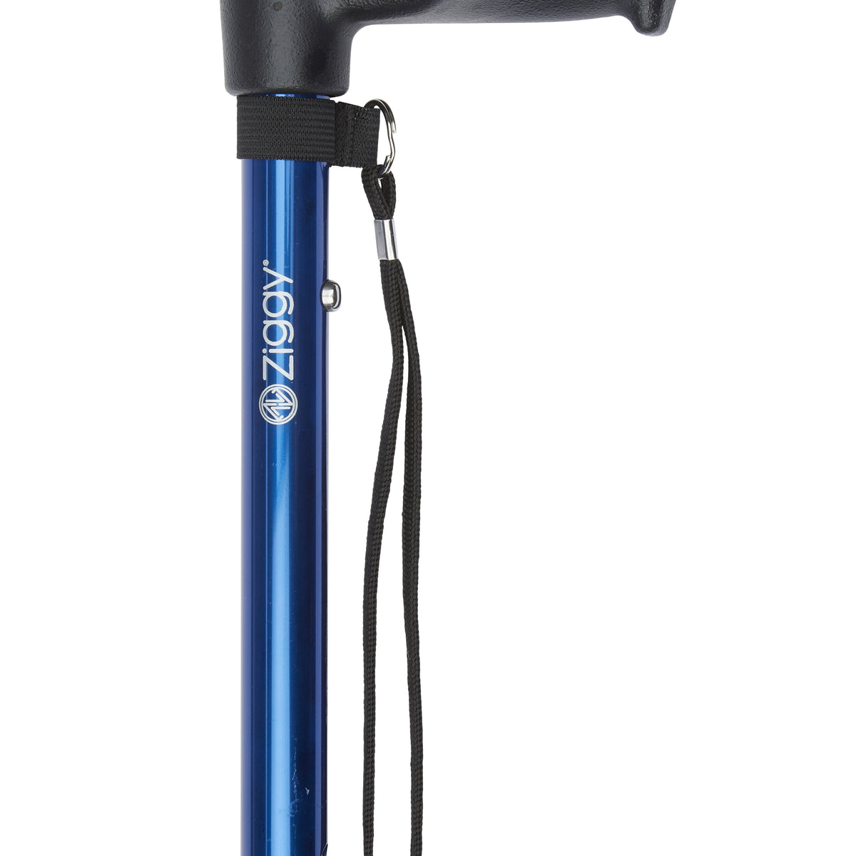 Blue Anatomical Handle Adjustable Stick Right Hand – Classy Walking Canes