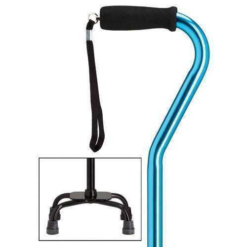 Blue Fashion Quad Cane Small – Classy Walking Canes