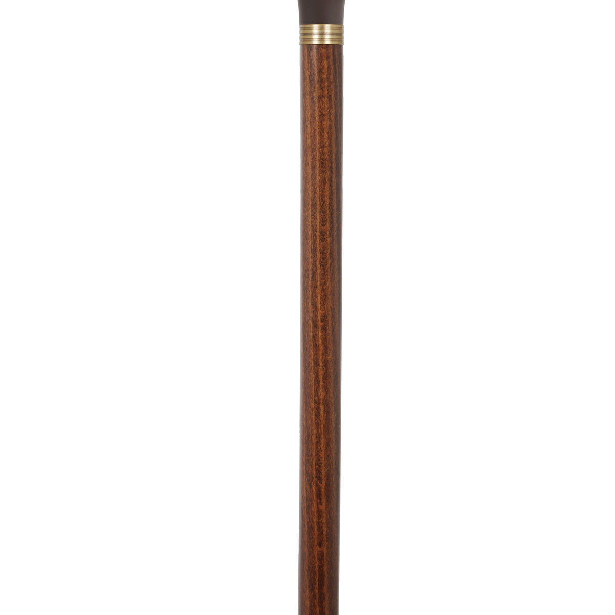 Soft Touch Silicone Fritz Handle Cane in Brown – Classy Walking Canes
